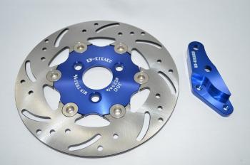 【楽天市場】KN企画 G220-DISK-SET-DB ﾋﾞｯｸﾞﾛｰﾀｰ220mm & ｻﾎﾟｰﾄｾｯﾄ (ｸﾞﾗﾝﾄﾞｱｸｼｽ/5FA1型) ﾌﾞﾙｰ：バイクマン 楽天市場店