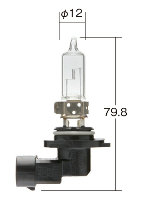 【楽天市場】KOITO コイト 0473 ヘッドランプ用ノーマルハロゲンバルブ HB3(9005) クリア 12V 60W(65W) T12 ...