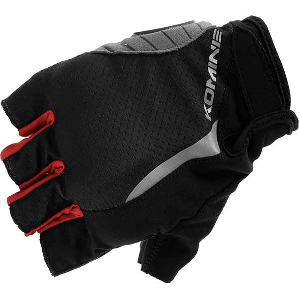 【楽天市場】KOMINE（コミネ） GK-2593 プロテクトフィンガーレスメッシュグローブ ブラック/レッド：バイク用品店 バイクワールド