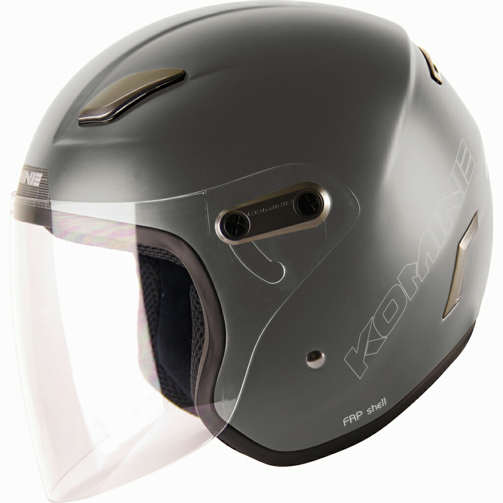【楽天市場】KOMINE（コミネ） 01-169 HK-169 ハーデス ジェットヘルメット mat gunmetal：バイク用品店 バイクワールド