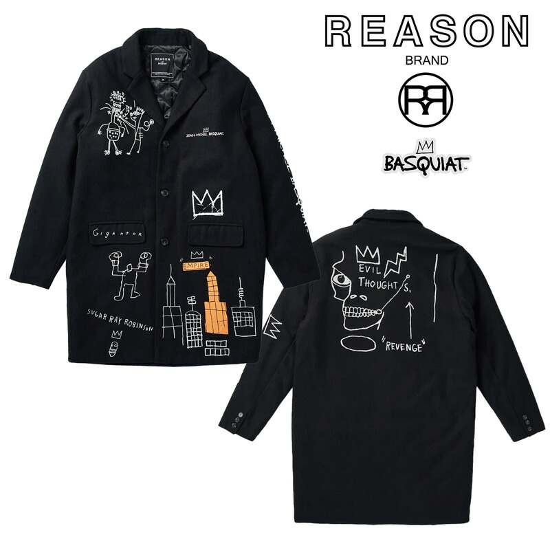 【楽天市場】【秋冬物セール】REASON リーズン BASQUIAT WORLD FAMOUS バスキア ポップアーティスト コラボ ...