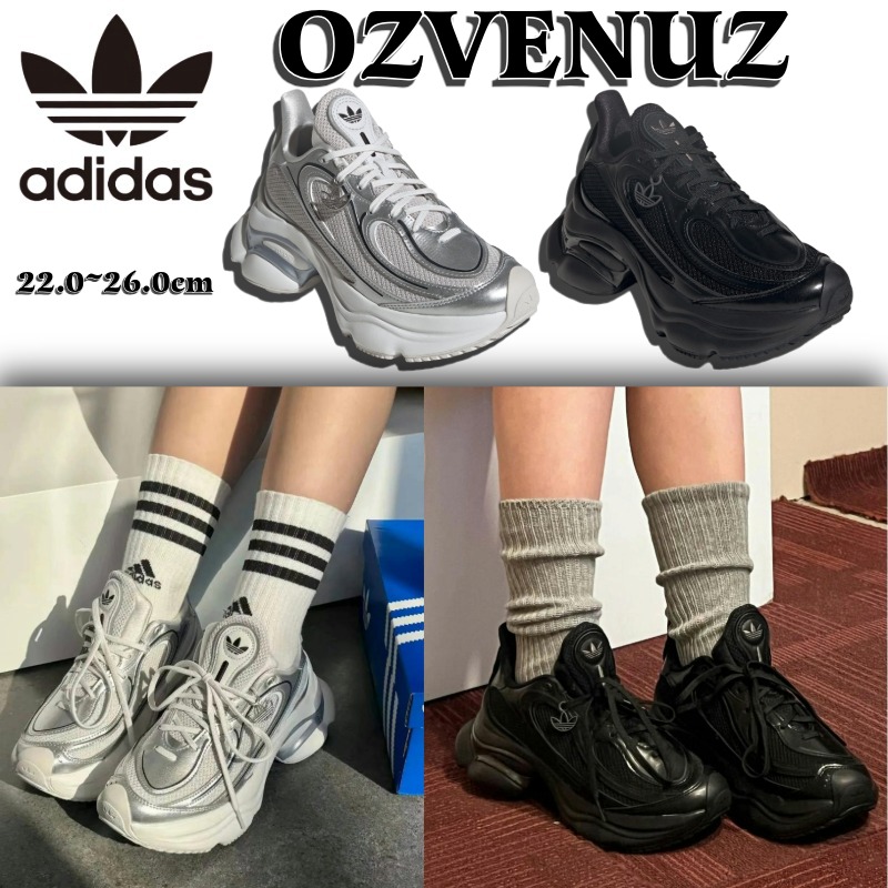 【楽天市場】アディダス オズウィーゴ adidas OZVENUZ 22.0～26.0cm チャンキー運動靴 キーハイト運動靴 韓国 ...
