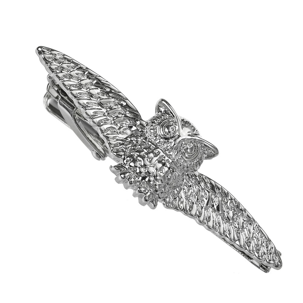 【楽天市場】\10%OFFクーポン配布／Binich(ビニッチ) ネクタイピン タイバー タイクリップ ミミズク ネクタイピン フクロウ メンズ アクセサリー タイピン 結婚式 入学 卒業 ...