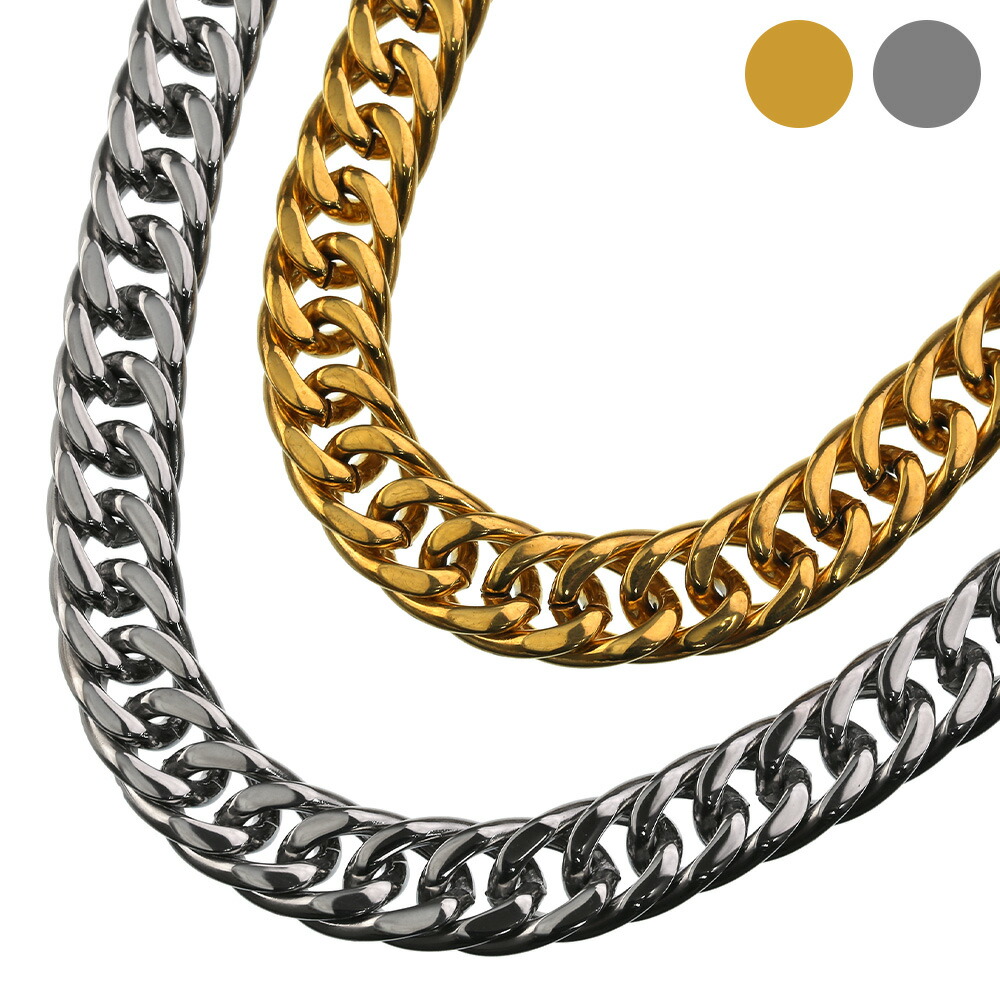 【楽天市場】\10%OFFクーポン配布中／Binich(ビニッチ) 【在庫限り】10mm 2面カット 喜平 チェーン ネックレス ヒップホップ HIPHOP B系[ステンレスチェーン ...