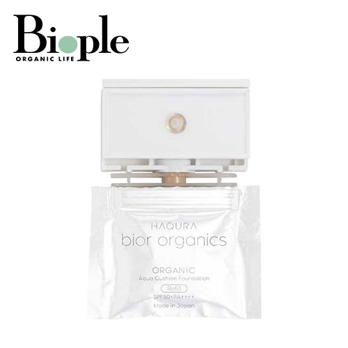 【楽天市場】【bior organics】オーガニックアクア エアレスクッション ハクラビオール | ファンデ オーガニック SPF50 紫外線吸収剤不使用 ブルべ UV 乾燥 保湿 潤い ...