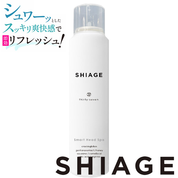 【楽天市場】SHIAGE シアゲ 80g (定形外郵便送料無料) 炭酸 ヘッドスパ 頭皮 ヘッドマッサージ クールダウン リフレッシュ スプレー 温泉 サウナ アウトドア スポーツ ...