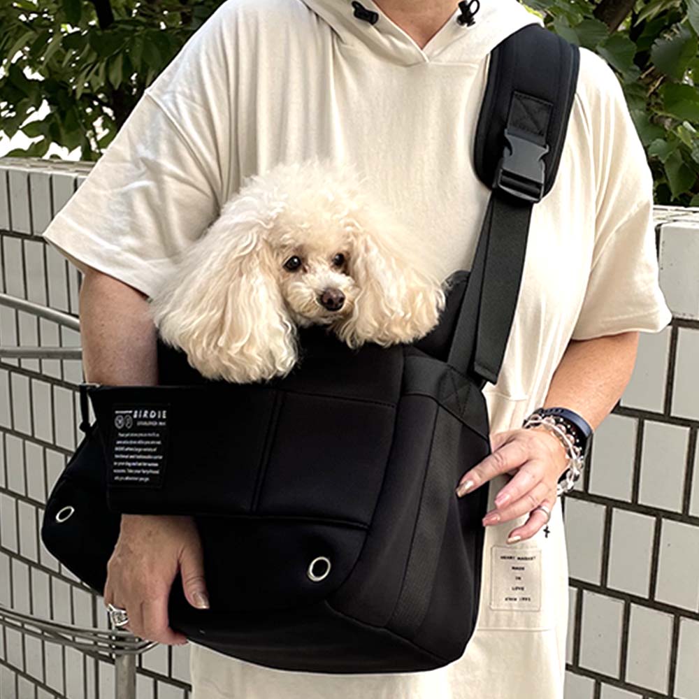 【楽天市場】ネオプレーンスリングキャリー【BIRDIE/バーディ 小型犬・猫用 スリングタイプキャリーバッグ】犬 猫 ペット キャリーバック ...