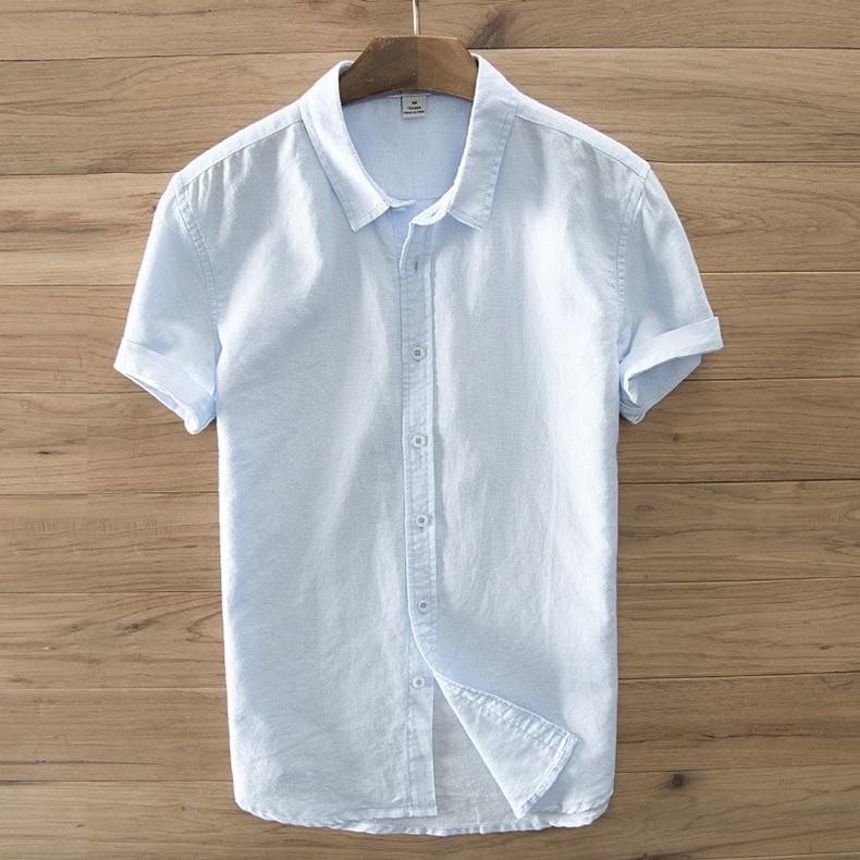 【楽天市場】シャツ メンズ メンズシャツ メンズ 半袖シャツ リネンシャツ メンズ リネンシャツ リネンシャツ メンズ カジュアルシャツ 夏服 ...