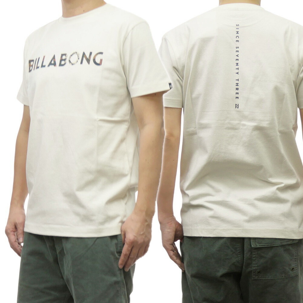 【楽天市場】BILLABONG ビラボン メンズクルーネックTシャツ BF011200 / UNITY LOGO クリーム 2025春夏新作 ...