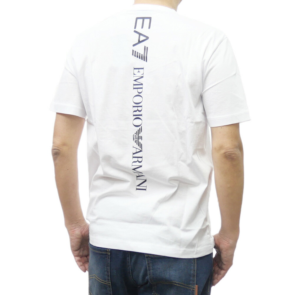 【楽天市場】EMPORIO ARMANI エンポリオアルマーニ EA7 メンズクルーネックTシャツ 7M000567 AF10375 ブラック×ホワイト 2025春夏新作：BIVLABO