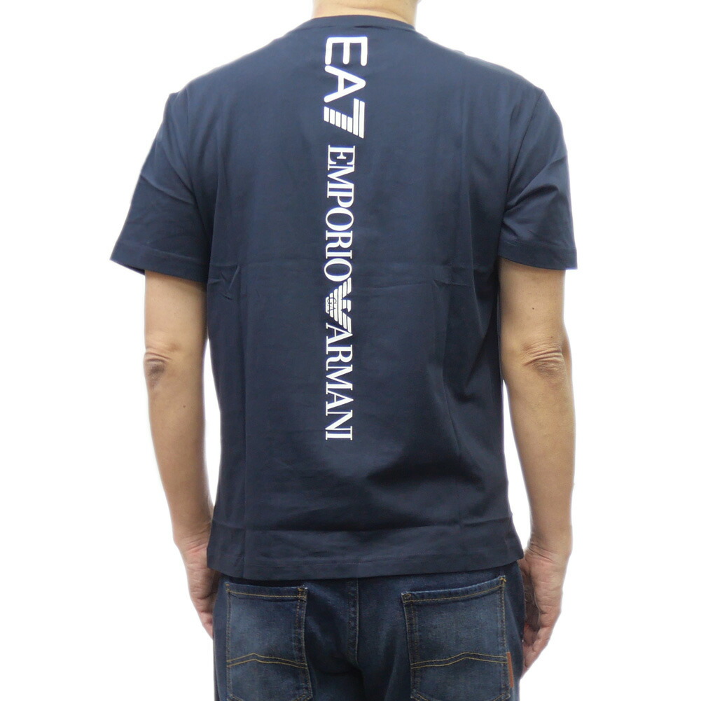 【楽天市場】EMPORIO ARMANI エンポリオアルマーニ EA7 メンズクルーネックTシャツ 7M000567 AF10375 ネイビー×ホワイト 2025春夏新作：BIVLABO