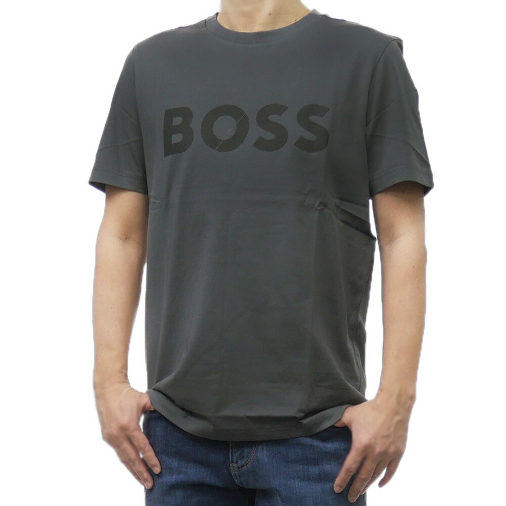 【楽天市場】HUGO BOSS ヒューゴボス メンズクルーネックTシャツ 50530990 10269604 / Tee Tape Logo ...