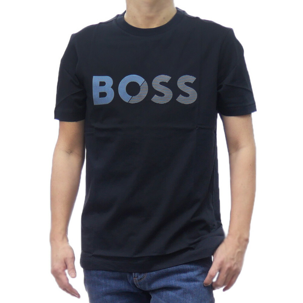 【楽天市場】HUGO BOSS ヒューゴボス メンズクルーネックTシャツ 50530990 10269604 / Tee Tape Logo ...