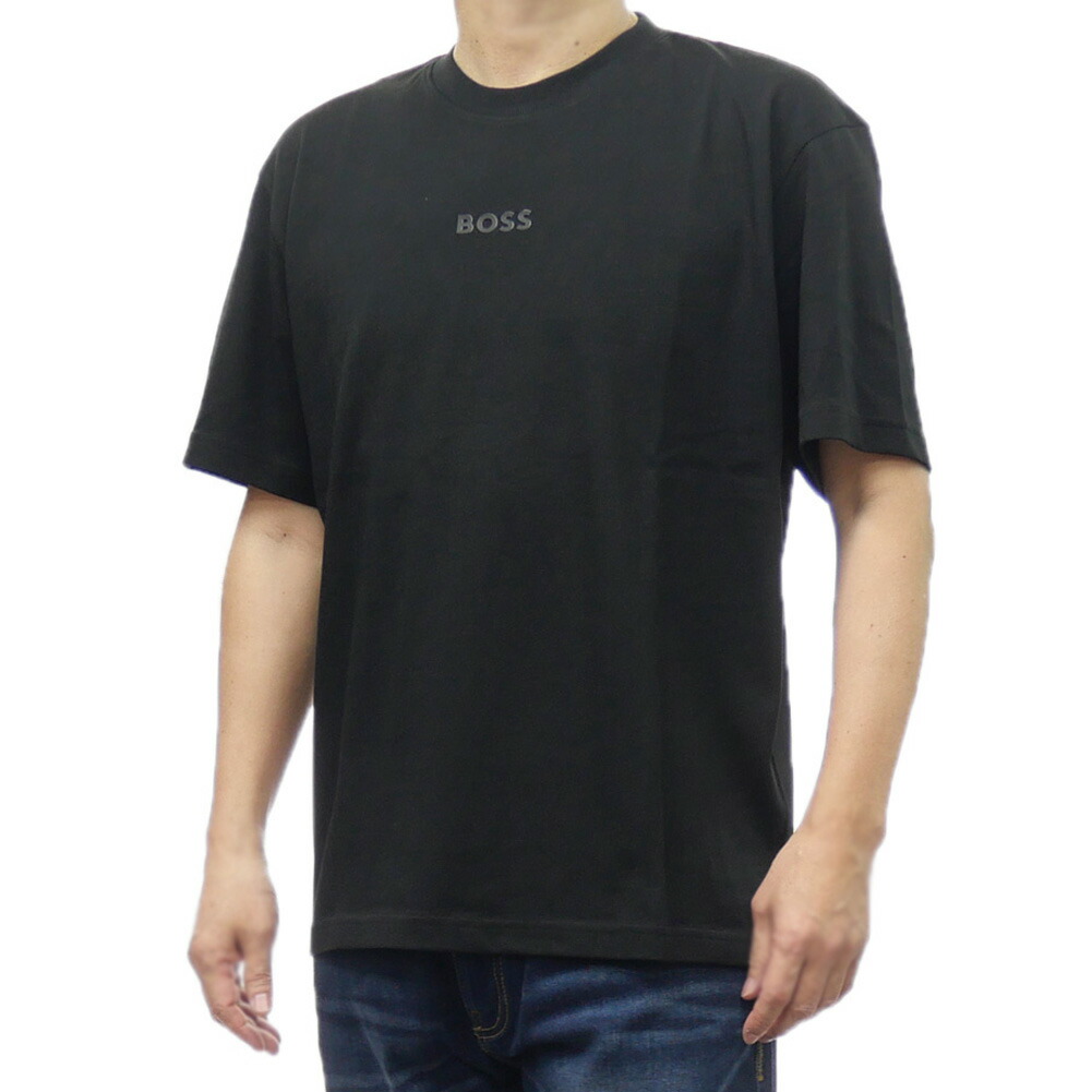 【楽天市場】HUGO BOSS ヒューゴボス メンズクルーネックTシャツ 50519368 10262150 / Tee 10 ブラック ...