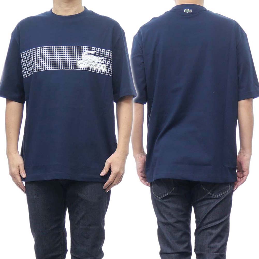楽天市場】ラコステ Tシャツ TH6709 166 NAVY 半袖 無地 メンズ 定番