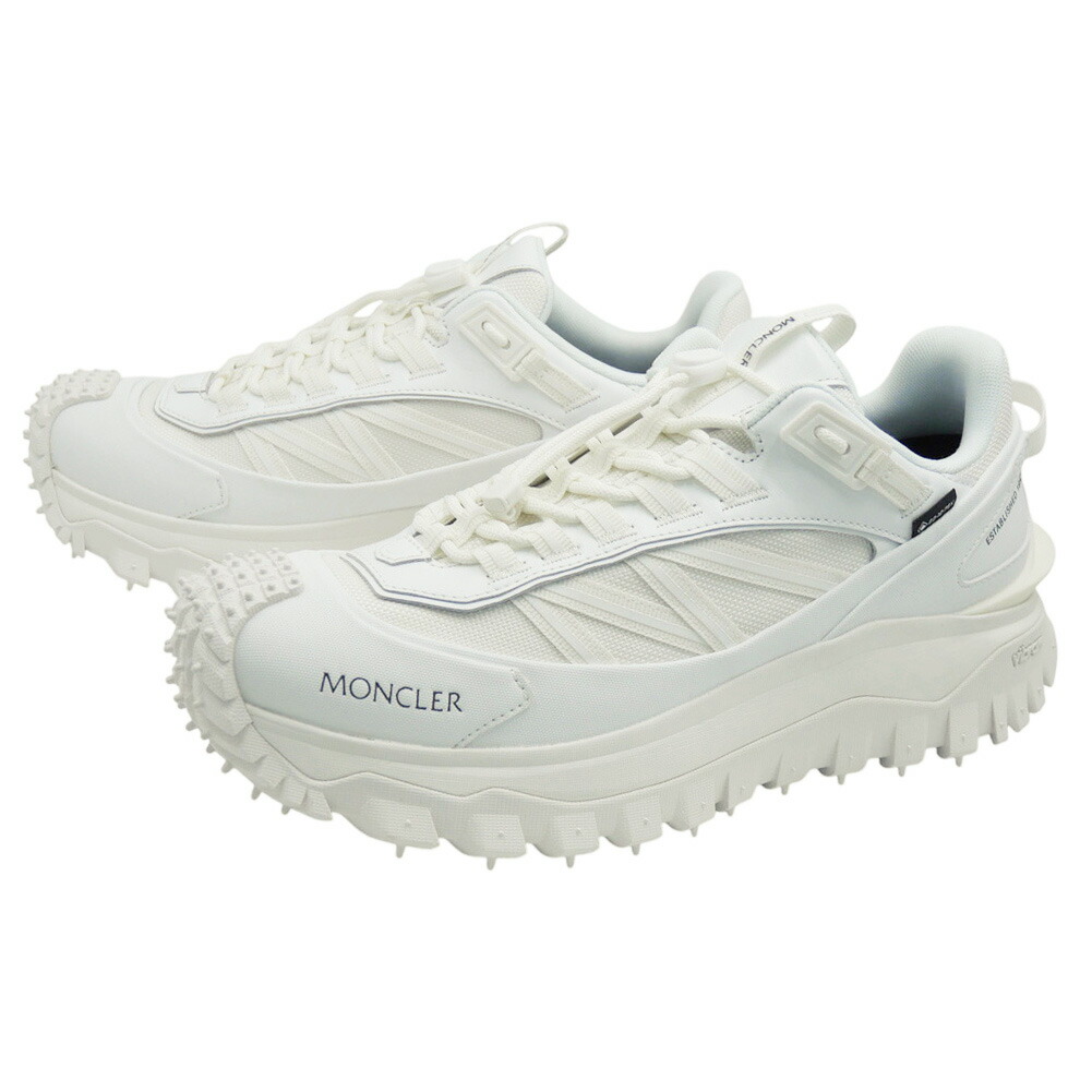 【楽天市場】MONCLER モンクレール メンズローカットスニーカー 4M00330 M7208 / TRAILGRIP GTX ホワイト ...