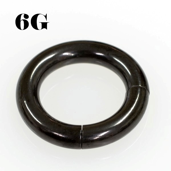 【楽天市場】セグメントリング サージカルステンレス【6G】(ボディピアス/ボディーピアス）セグメント/スムース/リング/イヤーロブ/ダイス/コンク/6ゲージ (4mm)：BK-mart
