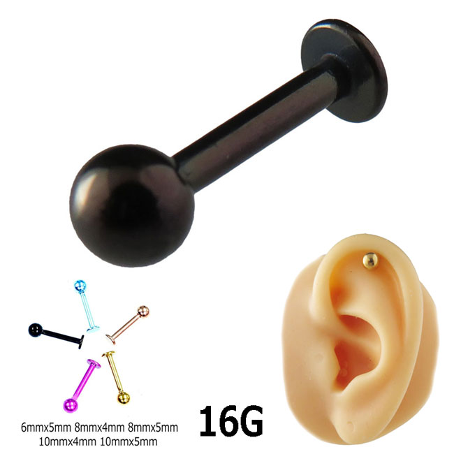 【楽天市場】ボディピアス 16G 1.2mm ラブレットラブレっとスタッド ステンレス 一個売り：BK-mart