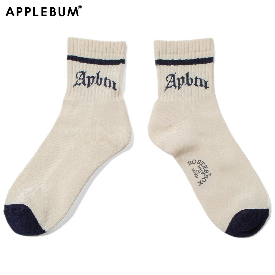 【楽天市場】アップルバム 靴下 ソックス APPLEBUM APBM SHORT SOCKS ロスターソックス ROSTER SOX ショート ...
