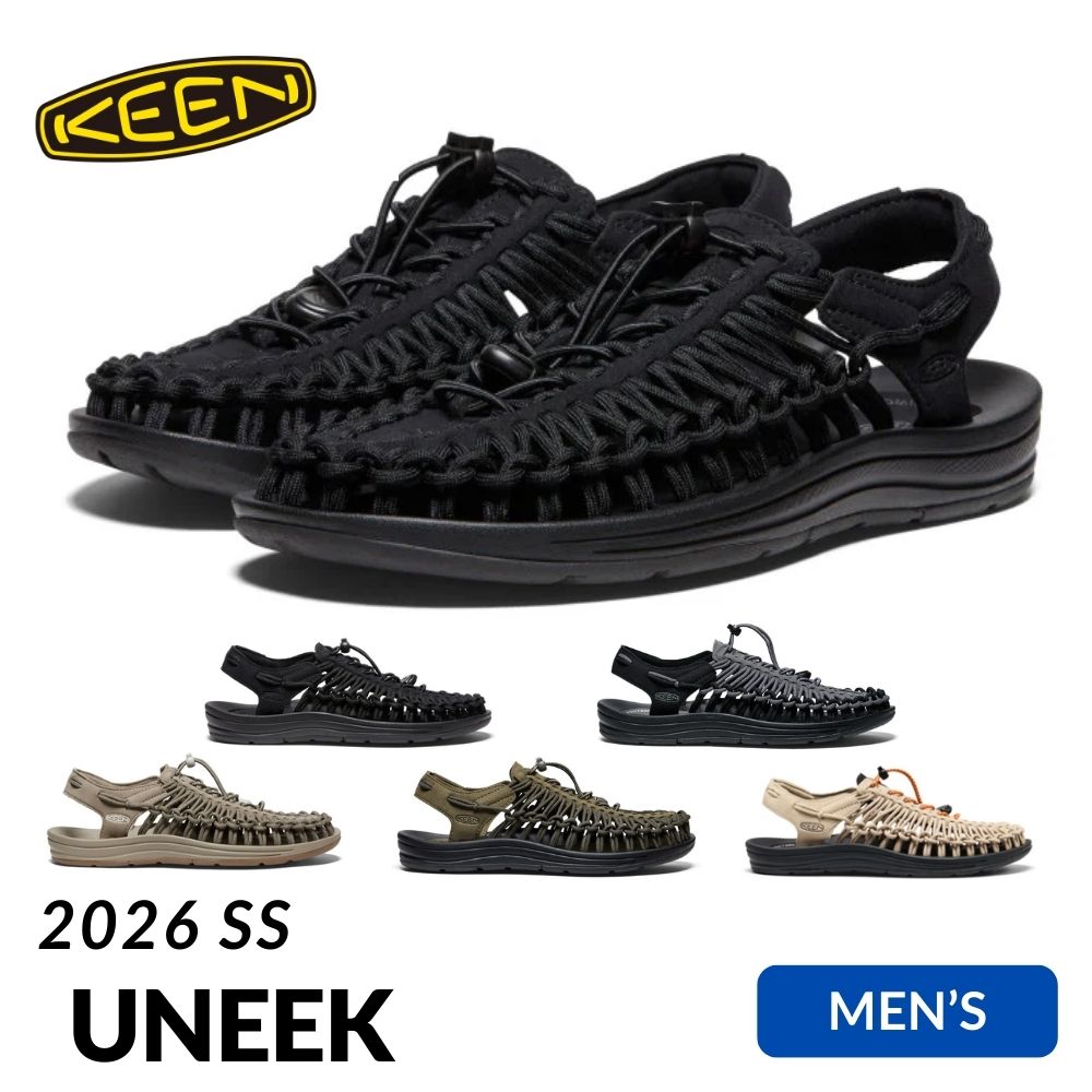 【楽天市場】＜2026 春夏＞KEEN UNEEK MEN キーン ユニーク メンズ 男性 靴 サンダル シューズ キャンプ フェス ...