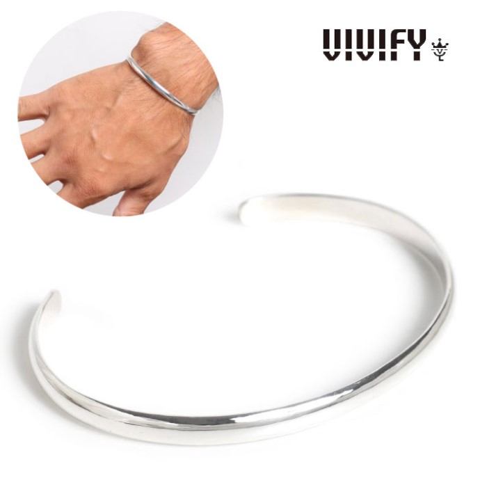 【楽天市場】【VIVIFY 正規店】VIVIFY ビビファイ バングル シルバー Back Hallmarks Bangle/Plain/Round：BLESS（ブレス）