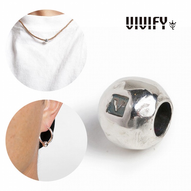 【楽天市場】【VIVIFY 正規店】VIVIFY ビビファイ シルバービーズ フープピアス カスタムパーツ Solid Silver Beads /small Ball：BLESS（ブレス）
