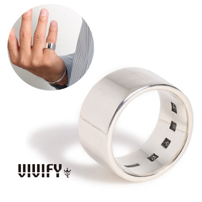 【楽天市場】【VIVIFY 正規店】VIVIFY ビビファイ シルバー 指輪 リング Back Hallmarks Ring/Plain/10mm：BLESS（ブレス）