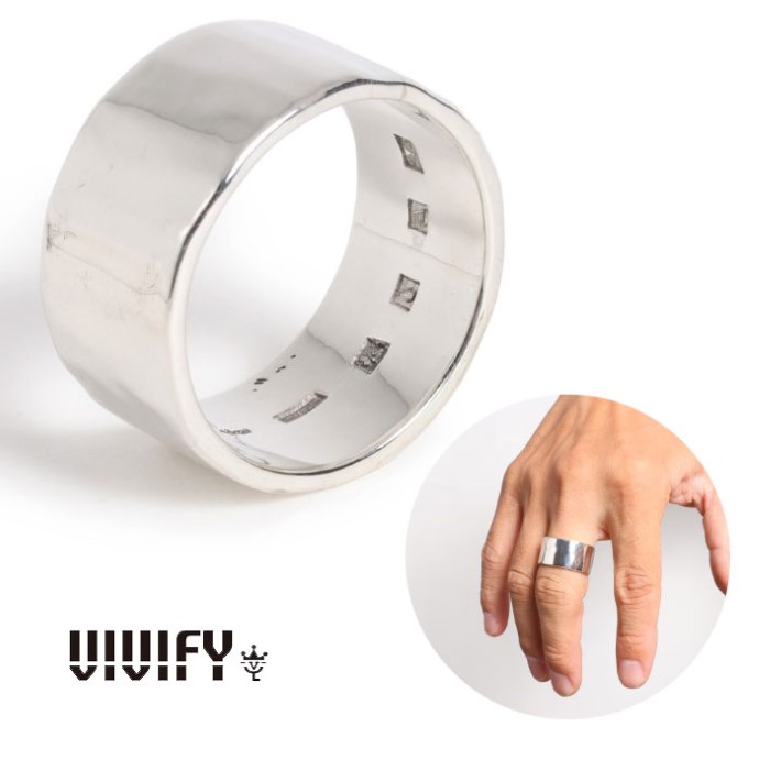 【楽天市場】【VIVIFY 正規店】VIVIFY ビビファイ シルバー 指輪 リング Back Hallmarks Ring/ Mirror finish /12mm：BLESS（ブレス）