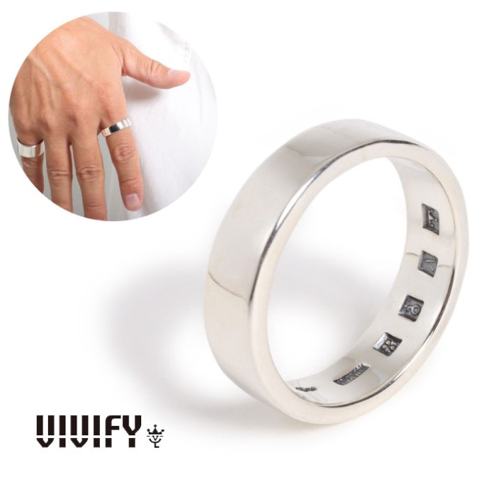 【楽天市場】【VIVIFY 正規店】VIVIFY ビビファイ シルバー 指輪 リング Back Hallmarks Ring/Plain/Middle：BLESS（ブレス）