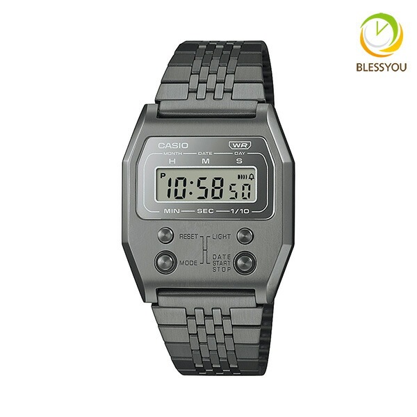 【楽天市場】1970年代復刻デザイン カシオ CASIO デジタル時計 A1100GGV-8JF 21,0 2025年3月 クォーツ 腕時計 フルメタル クール カジュアル：ペアウォッチ G ...