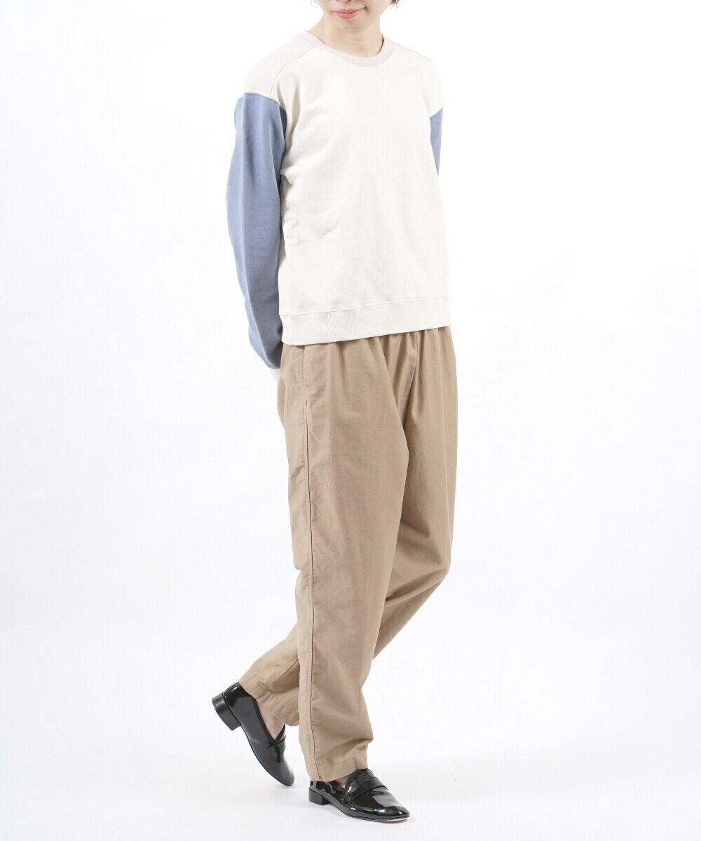 【楽天市場】【メヤメ MEYAME】コットン クルーネック 配色トレーナー スウェット プルオーバー COLOR BLOCK SWEAT ...