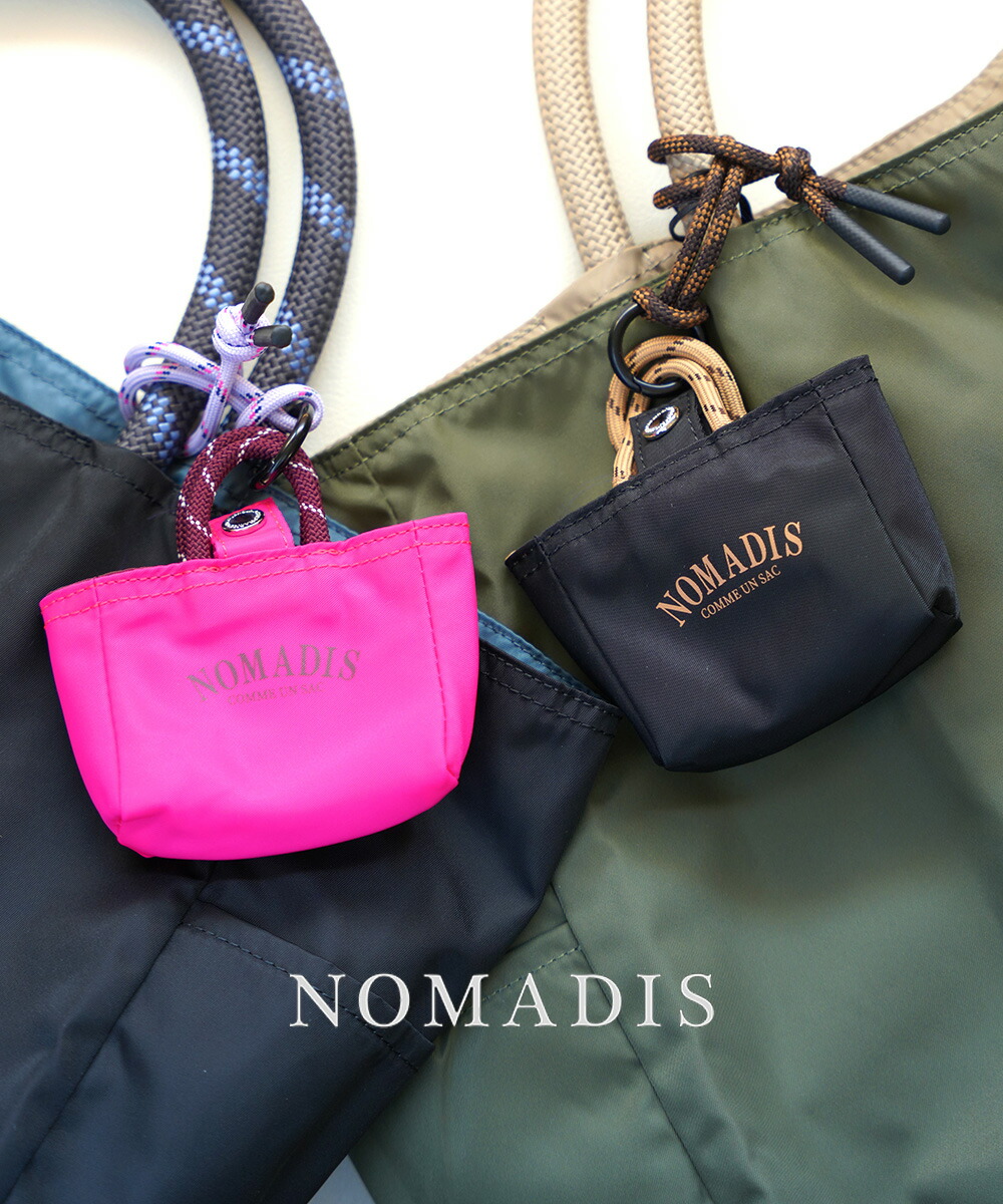 【楽天市場】【LINEクーポン有】【2025年秋冬新作】ノマディス NOMADIS バッグチャーム ストラップ バッグアクセサリー キーリング 小物 収納 ナイロン おしゃれ プレゼント ...