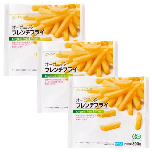 【楽天市場】【冷凍】オーガニックフレンチフライポテト 300g x 3個セット organic 有機JAS 無添加 冷凍野菜 フライドポテト むそう ムソー 安全 フレンチ・フライ MUSO ...