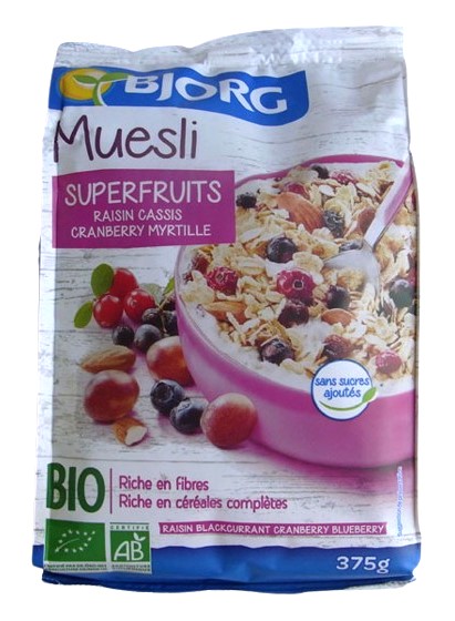 【楽天市場】ビオルグ 有機ミューズリー ベリーミックス 375g x2個セット：ビーライフショップ
