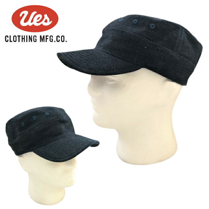 【楽天市場】【ウエス】 ベンチレーション ワークキャップ UES デニム INDIGO WORK CAP：BLISSWEAR CLOTHING