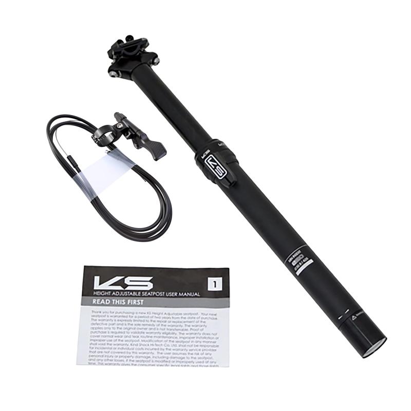 【楽天市場】Kind Shock KS E20 30.9x425mm Remote Dropper Seatpost Travel 125mm ...