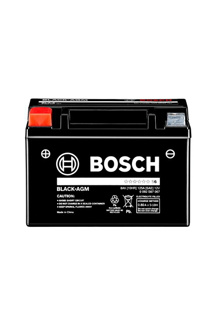 【楽天市場】BOSCH【ボッシュ】輸入車用バッテリー BLACK-AGM(ブラックAGM) 8Ah [10HR] BLA-8 互換純正品番 ...