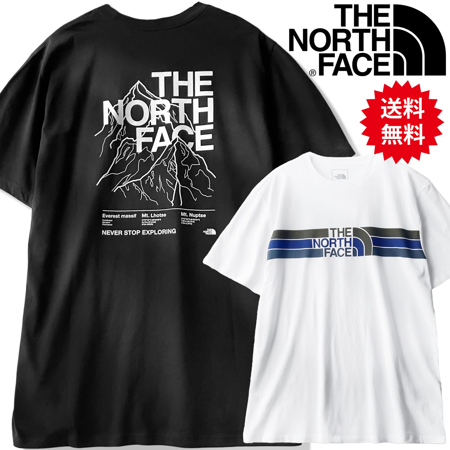 【楽天市場】ノースフェイス Tシャツ 大きいサイズ バックプリント ボーダー メンズ 半袖 綿 THE NORTH FACE Novelty Graphic Tee ロゴtシャツ ノース ...
