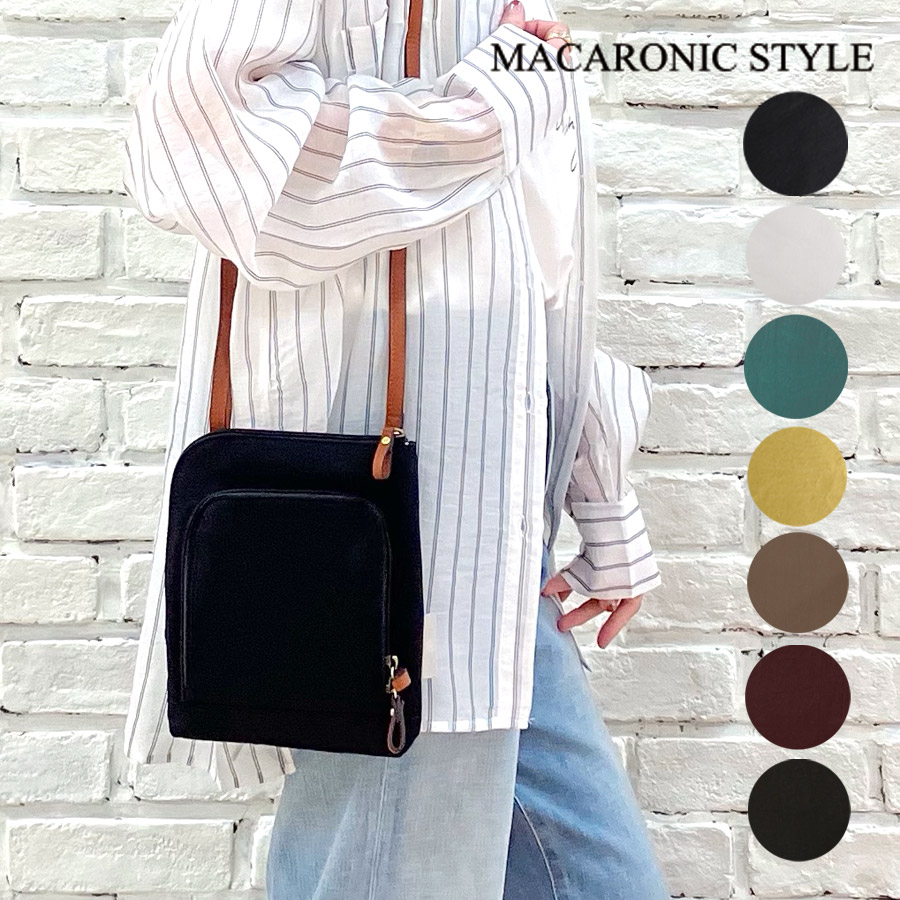 【楽天市場】【★30%OFF】SALE セール マカロニックスタイル バッグ ナイロン ショルダーバッグ ショルダー ポシェット レディース MACARONIC STYLE 40179 可愛い ...