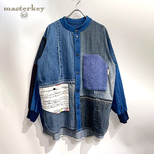 【楽天市場】マスターキー masterkey デニムシャツ ロングシャツ メンズ 長袖 リメイク ブルー フリーサイズ COAL MINE SHIRTS -B-：Blue in Green