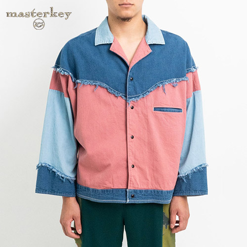 【楽天市場】マスターキー masterkey ウエスタンシャツ メンズ 長袖 デニム サイズ1 KINGSTONE-SH：Blue in Green