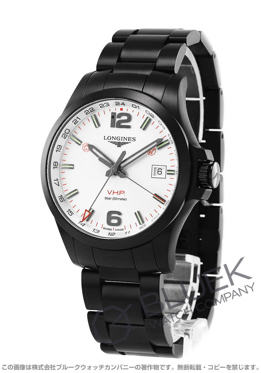 【楽天市場】【新品】ロンジン コンクエスト V.H.P. GMT メンズ L3.728.2.76.6：ブルークウォッチカンパニー