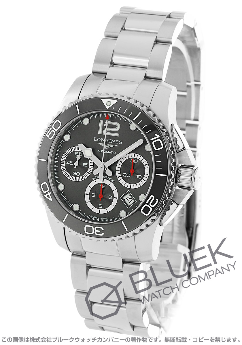 【楽天市場】【新品】ロンジン ハイドロコンクエスト クロノグラフ 300m防水 メンズ L3.783.4.76.6：ブルークウォッチカンパニー