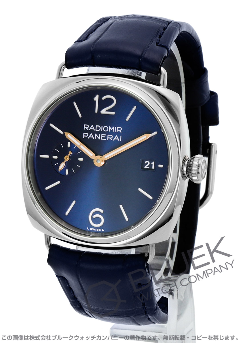 【楽天市場】【新品】パネライ ラジオミール クアランタ アリゲーターレザー ユニセックス PAM01293：ブルークウォッチカンパニー