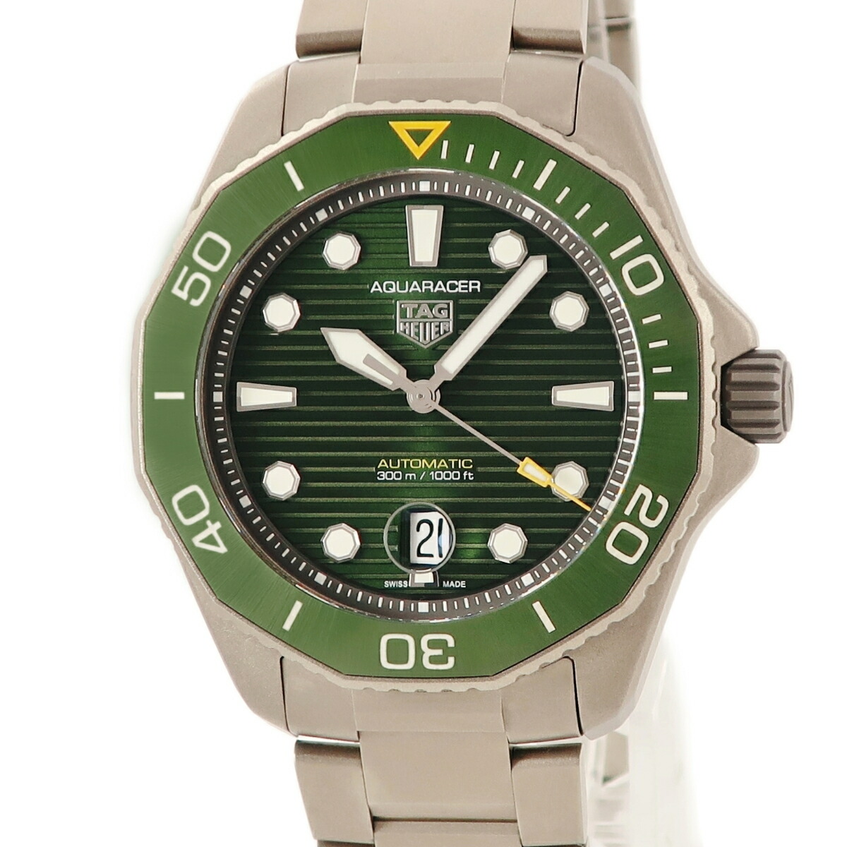 【楽天市場】タグホイヤー アクアレーサー プロフェッショナル300 WBP208B.BF0631 緑 サンレイ ダイバーズ 自動巻き：ブルーク ...