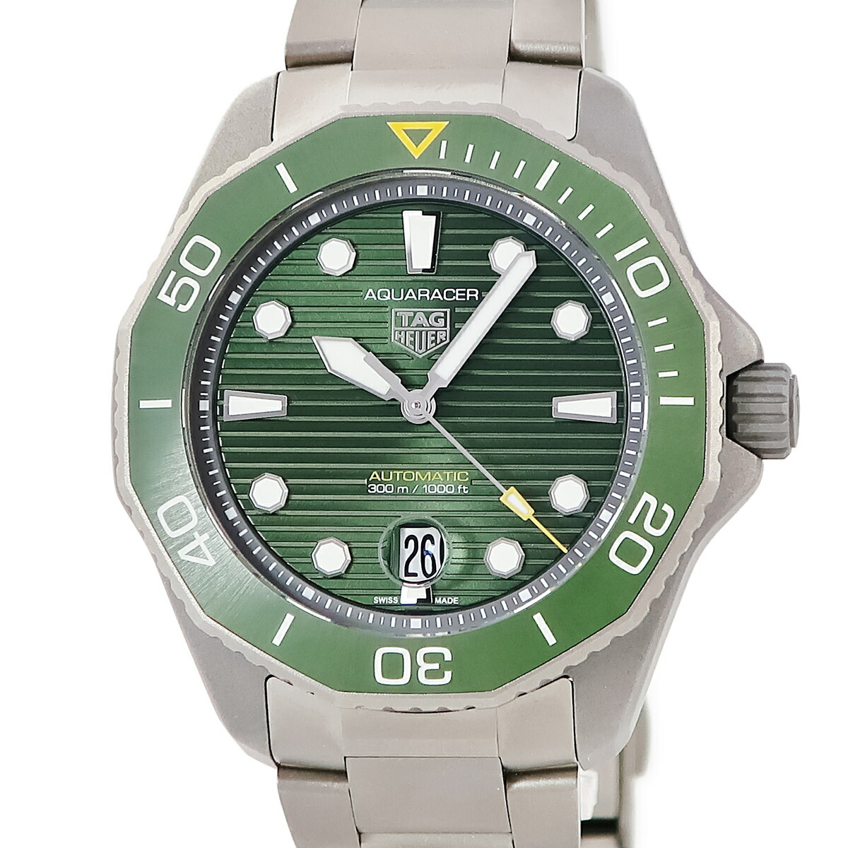 【楽天市場】タグホイヤー アクアレーサー プロフェッショナル300 WBP208B.BF0631 未使用 緑 ダイバーズ 自動巻き：ブルーク ...