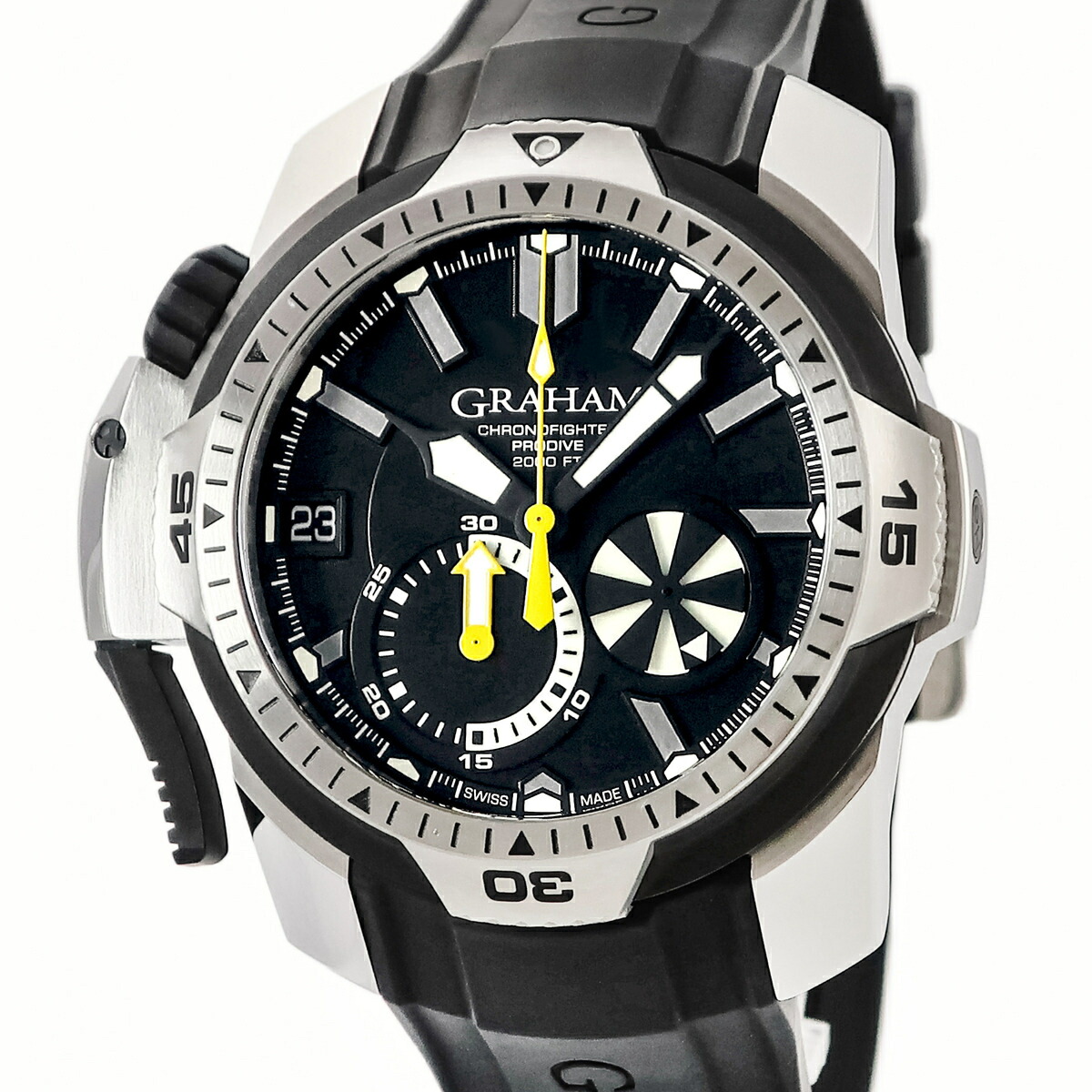 【楽天市場】グラハム クロノファイター プロダイブ 2CDAV.B02A クロノグラフ ブラックPVD 10時位置リューズ 自動巻き：ブルーク ...