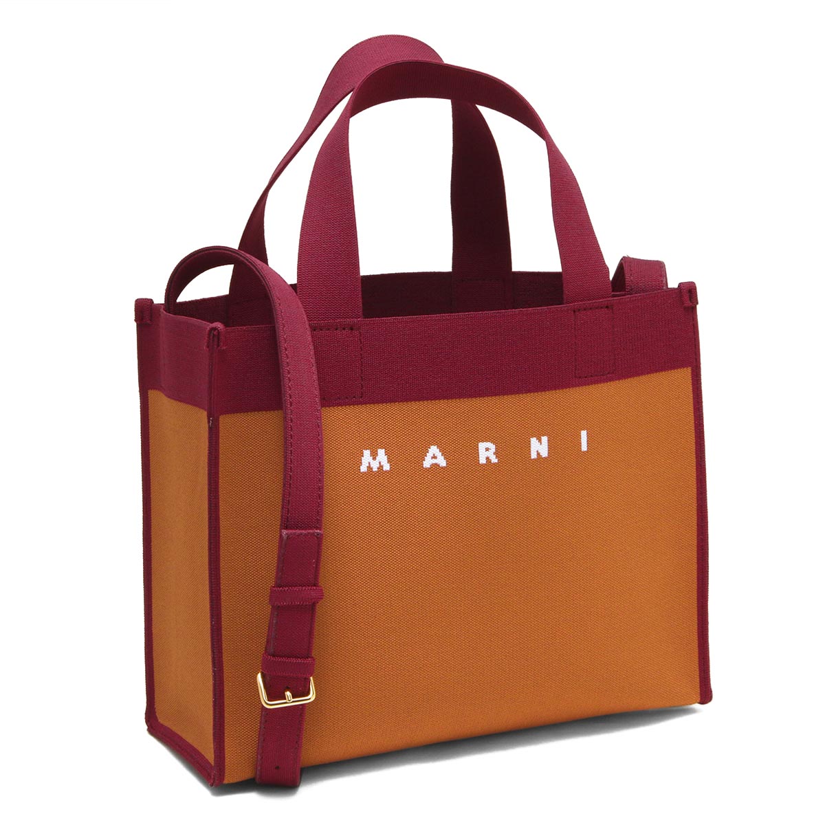 【楽天市場】マルニ トートバッグ/ショッピングバッグ/ショルダーバッグ バッグ レディース ジャカード バイカラー スモール ピーナッツ ...