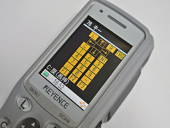 【楽天市場】【中古】 キーエンス KEYENCE ハンディーターミナル BT-1500W 通常バッテリーカバー付 無線LAN QRコード Wi ...
