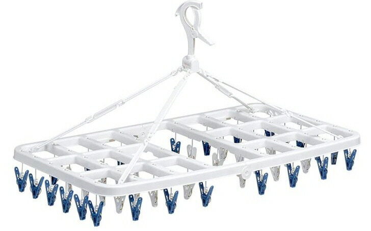 【楽天市場】【洗濯用品】aisen(アイセン)ピンチからまん 干し分けできる ジャンボハンガー 46P LK167【590】：ブルーピーター